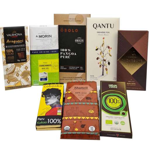 Schokoladen bis 100% Kakaogehalt Chocolats-de-luxe