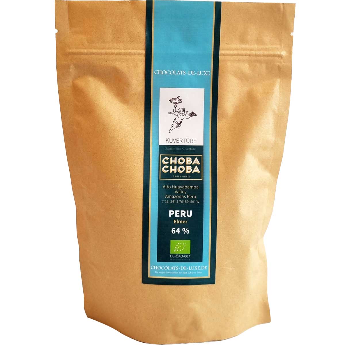 Choba Choba »Elmer« 64% BIO Kuvertüre aus Peru | 250 g Beutel