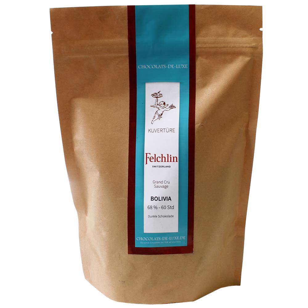 FELCHLIN Couverture 68% chocolate Grand Cru Sauvage wild cocoa