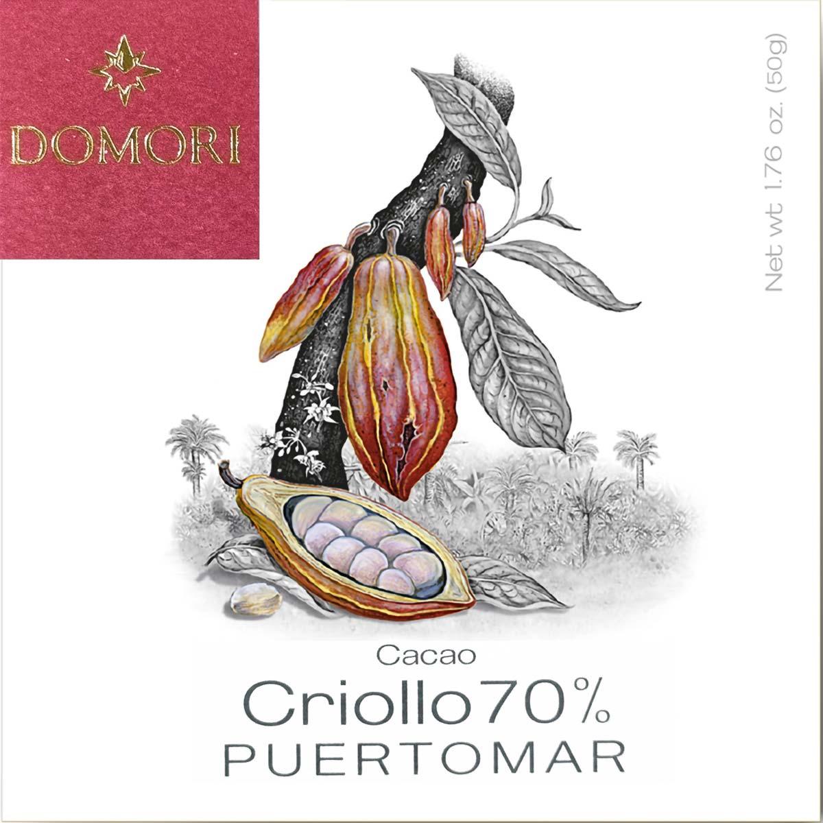 Domori "Puertomar" Cacao Criollo 70% Chocolat