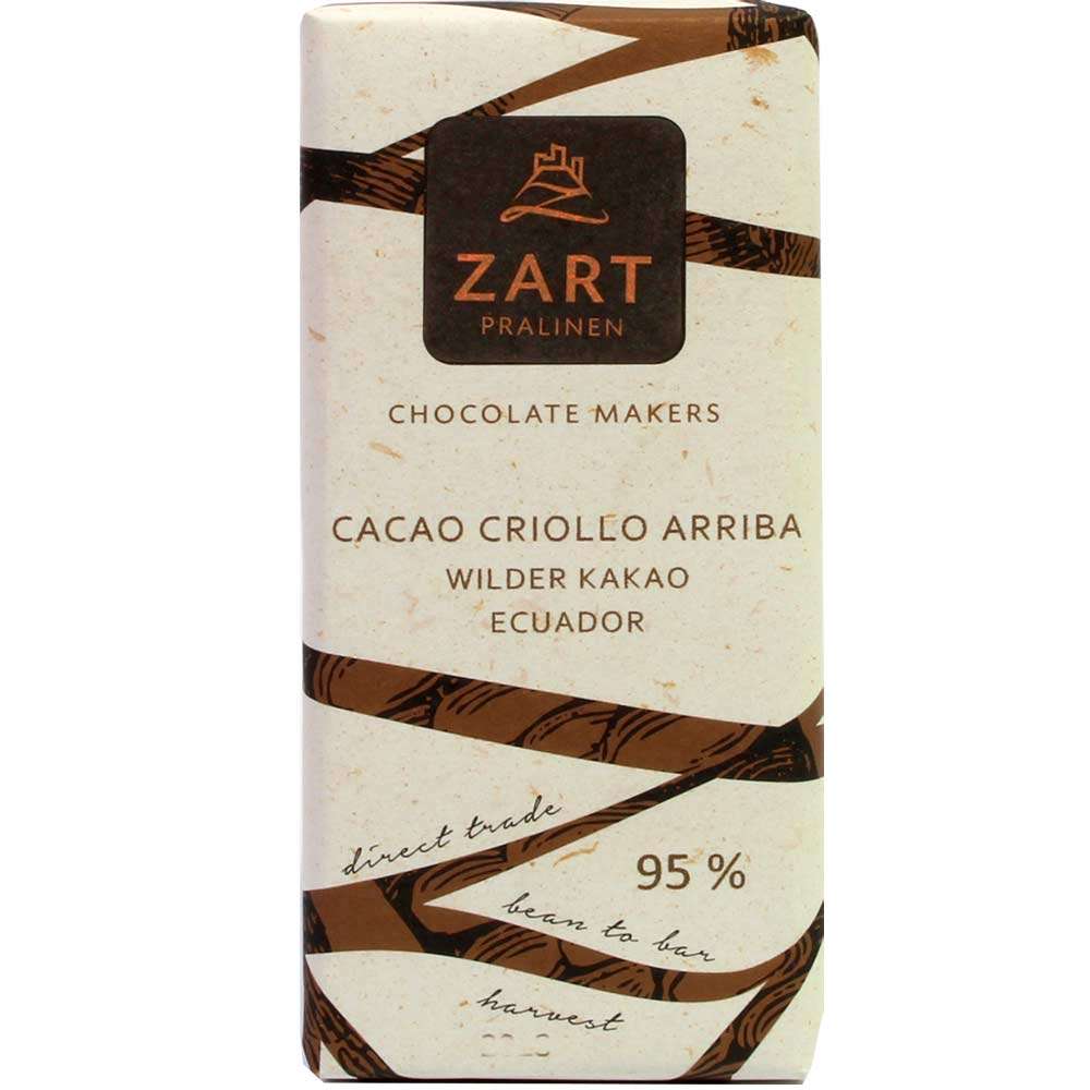 Cacao Criollo Arriba 95% chocolate made from wild cocoa