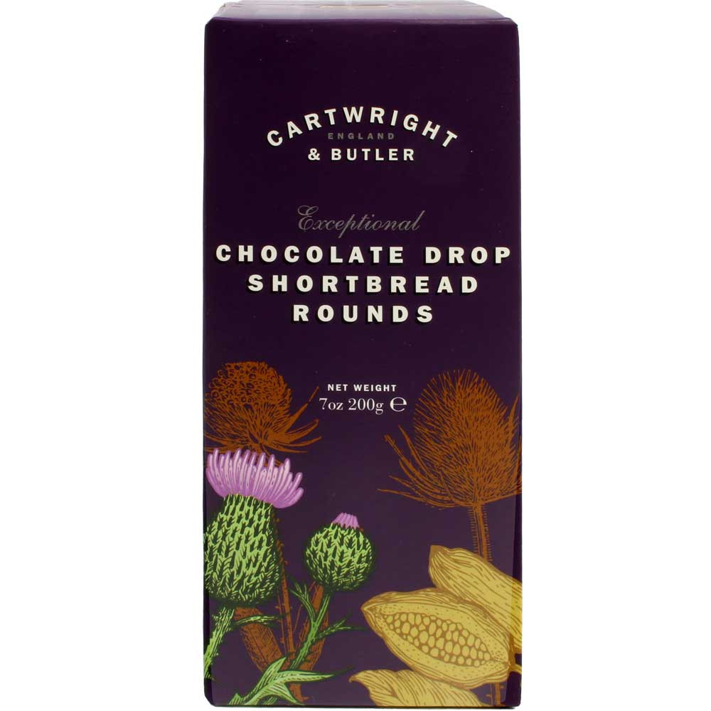 Cartwright & Butler "Chocolate Drop Shortbread Rounds"