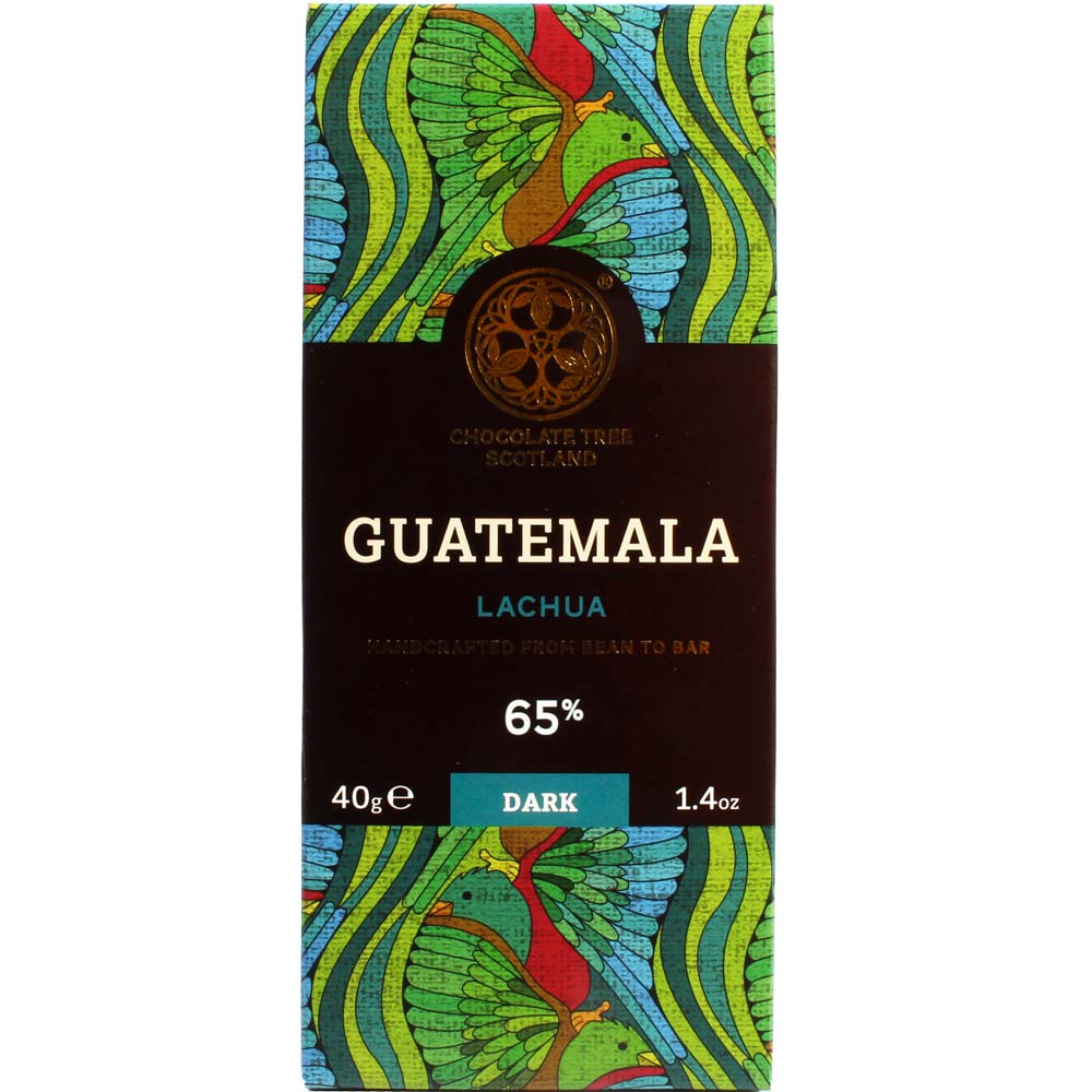 Chocolate Tree: "GUATEMALA" Lachua 65% Chocolate Organic