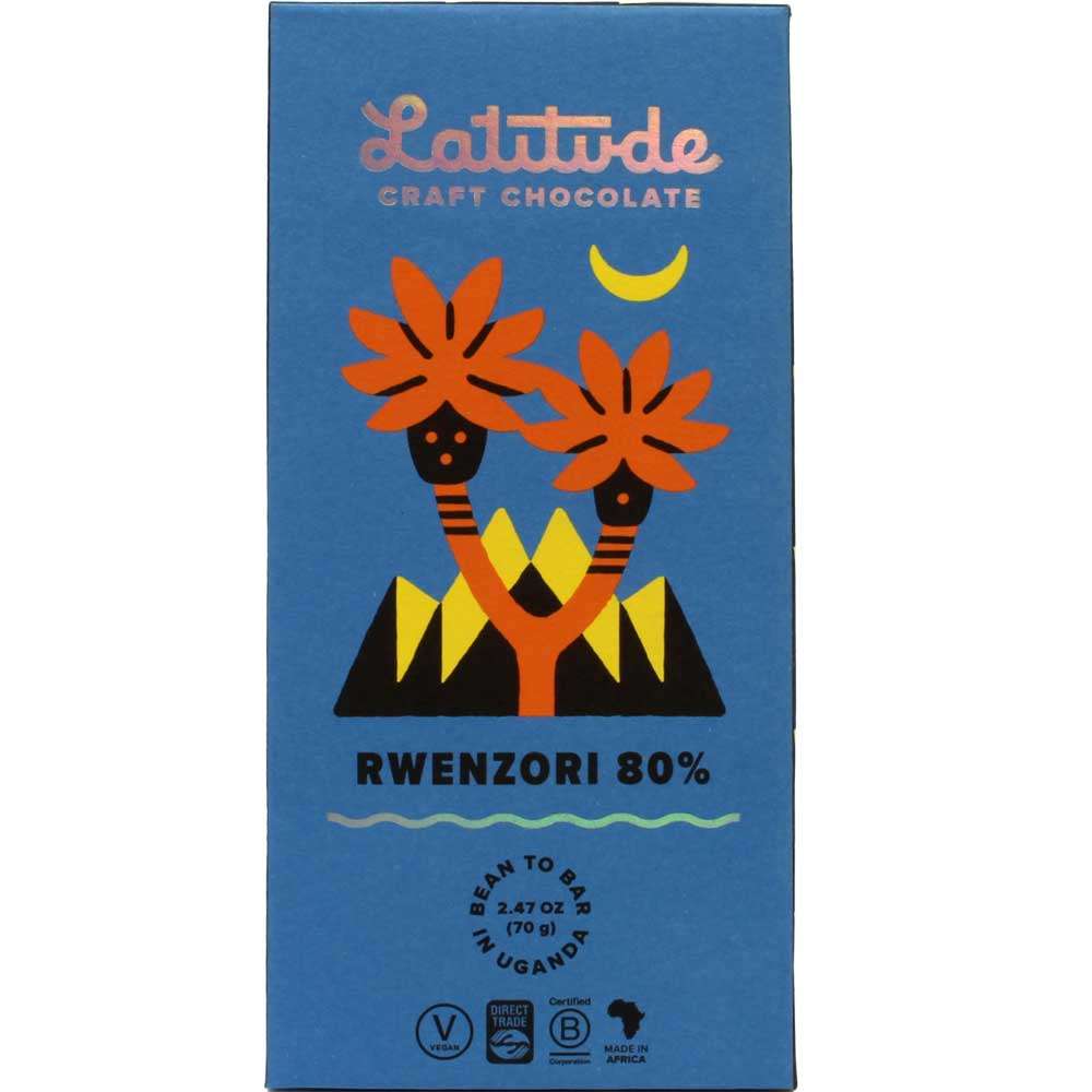 Latitude Craft Chocolate "Rwenzori" 80% dark chocolate