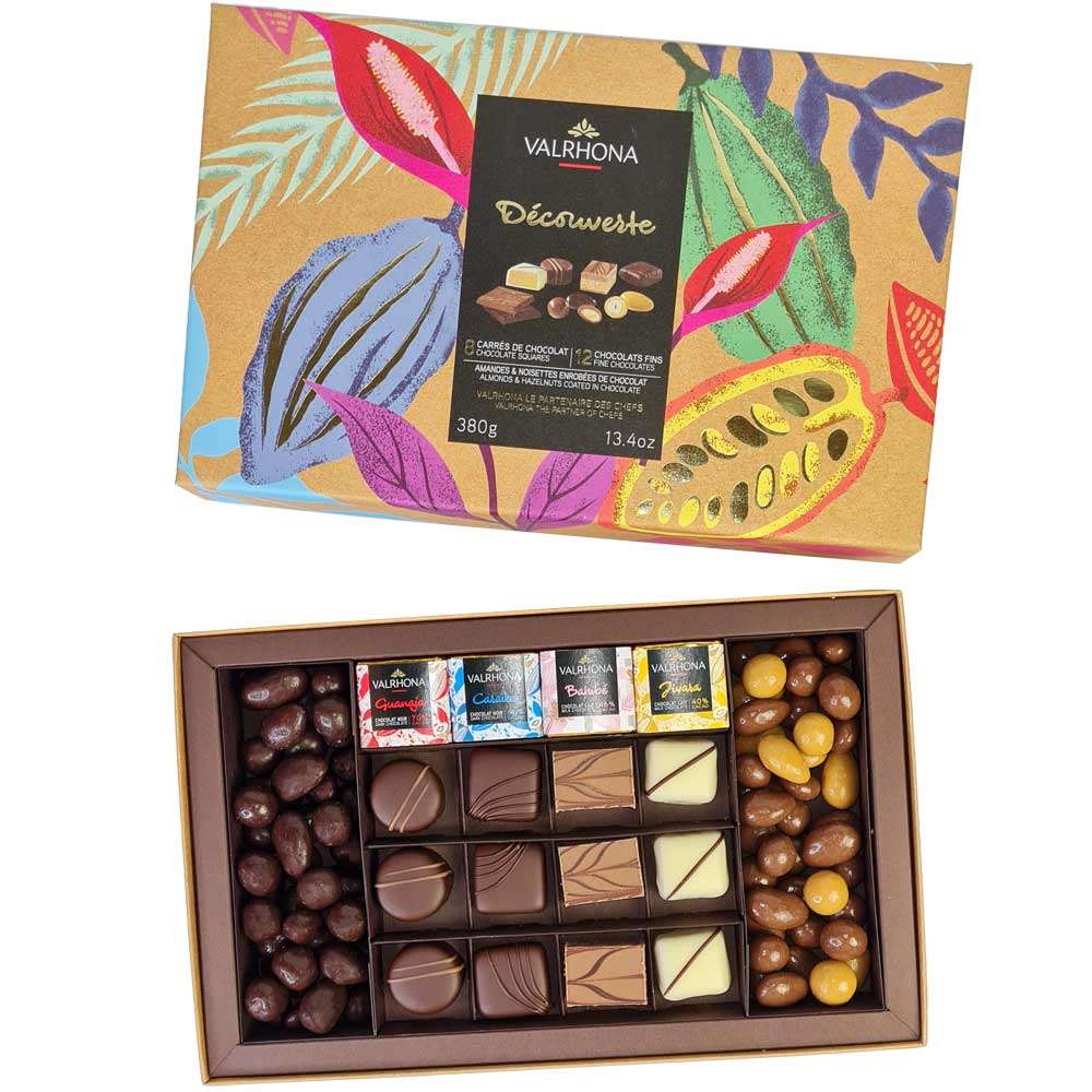 Valrhona: chocolates & chocolates découverte gift box