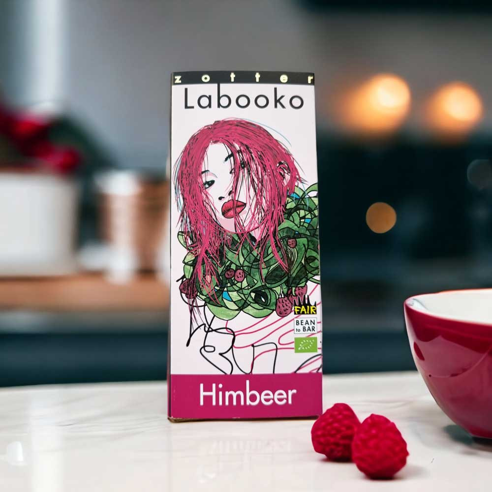 Zotter: "Raspberry" white Chocolate with raspberries | Chocolats -de ...