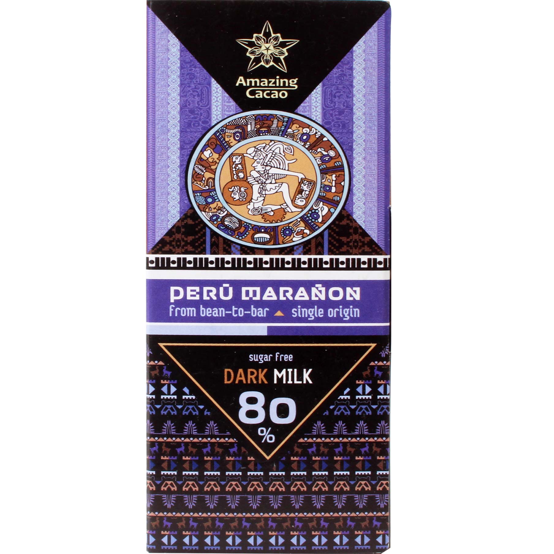 Amazing Cacao ⚡ "Maranon" 80% dark milk chocolate - sugar-free