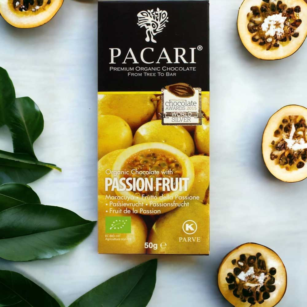 PACARI 60% Schokolade mit Passionsfrucht Bio | Chocolats -de-luxe