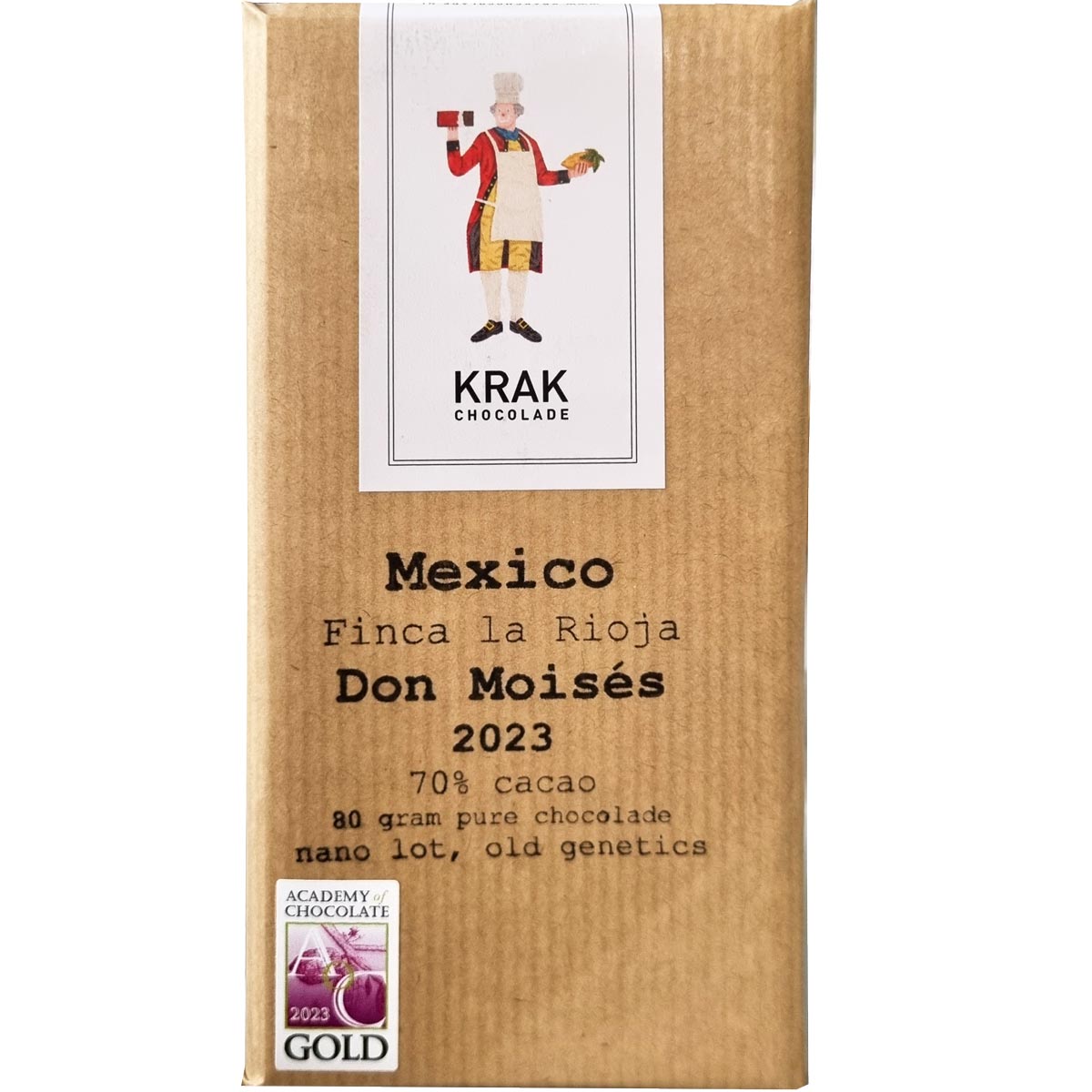 KRAK: Mexico Finca La Rioja Don Moisés 70% Zartbitterschokolade