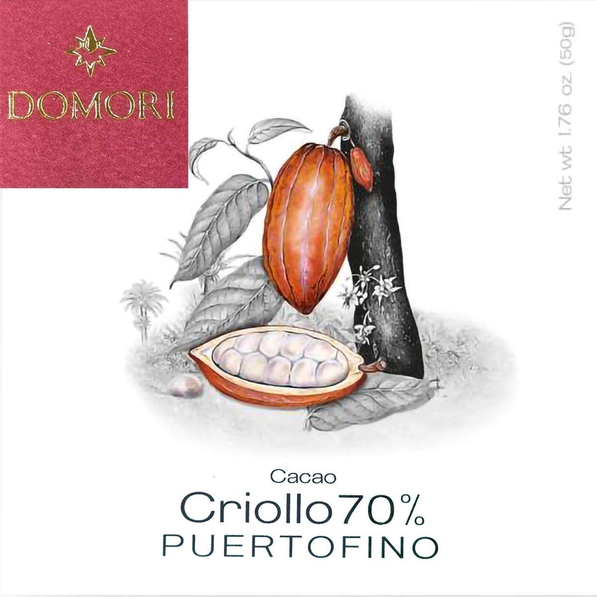 Domori: Cacao Criollo Puertofino 70% cioccolato fondente