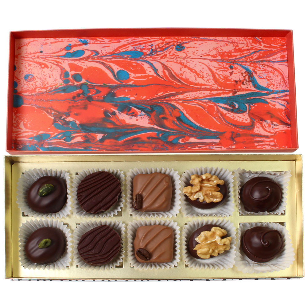 SAWADE "Marzipan" pralines gift box | Chocolats- de-Luxe.com
